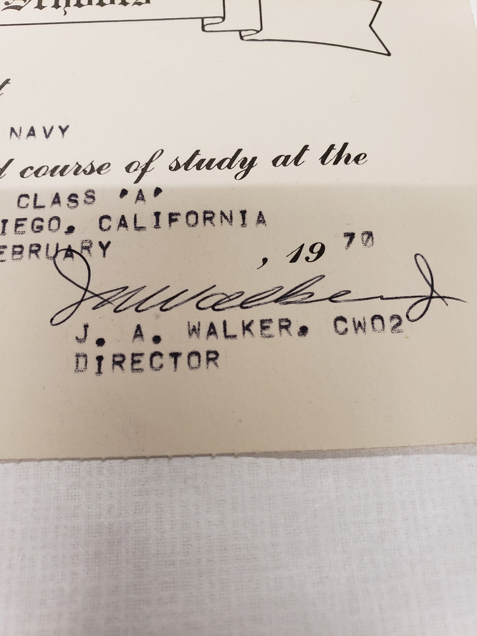 Cold War Memorabilia: Signature of Soviet Spy John A. Walker - Varnum ...