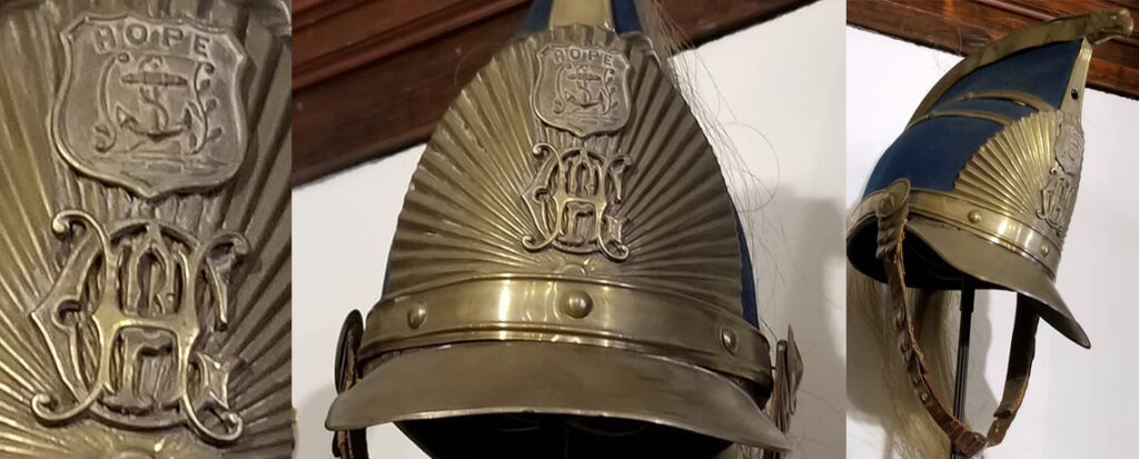 Pre-American Civil War Providence Horse Guards militia helmet - Varnum ...